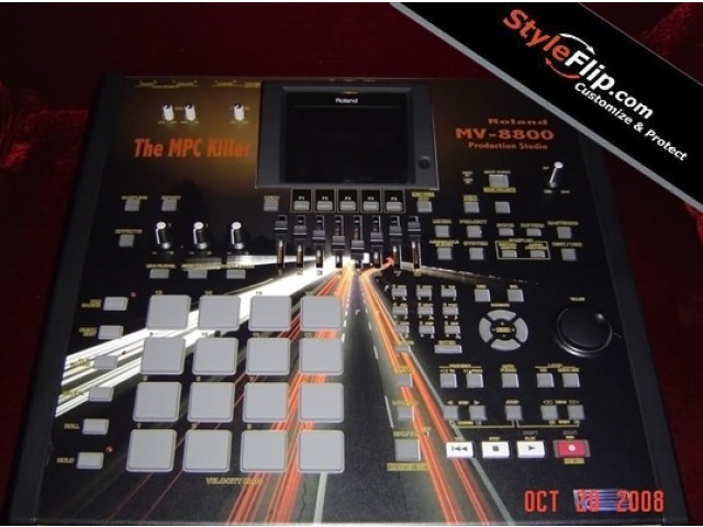 MV 8800 Roland Styleflip Custom Skin Traffic Long Expousure MPC Killer